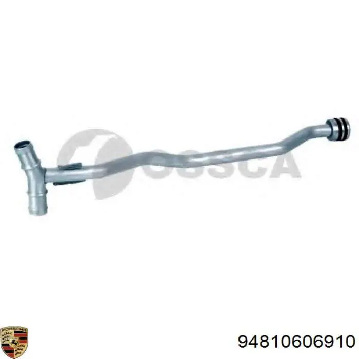 94810606910 Porsche шланг (патрубок системы охлаждения)