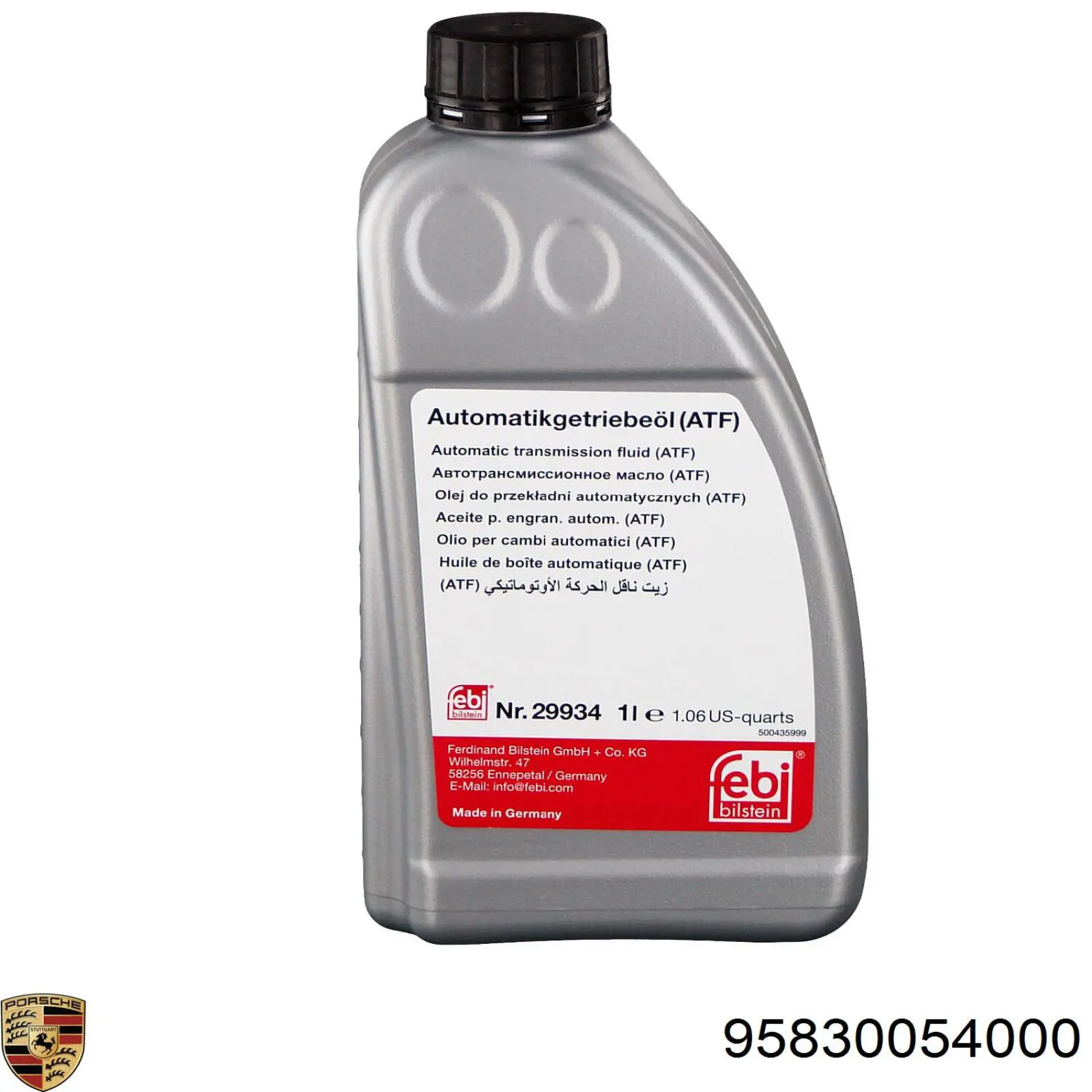 Масло трансмиссионное Porsche 95830054000 купить на АвтоПро