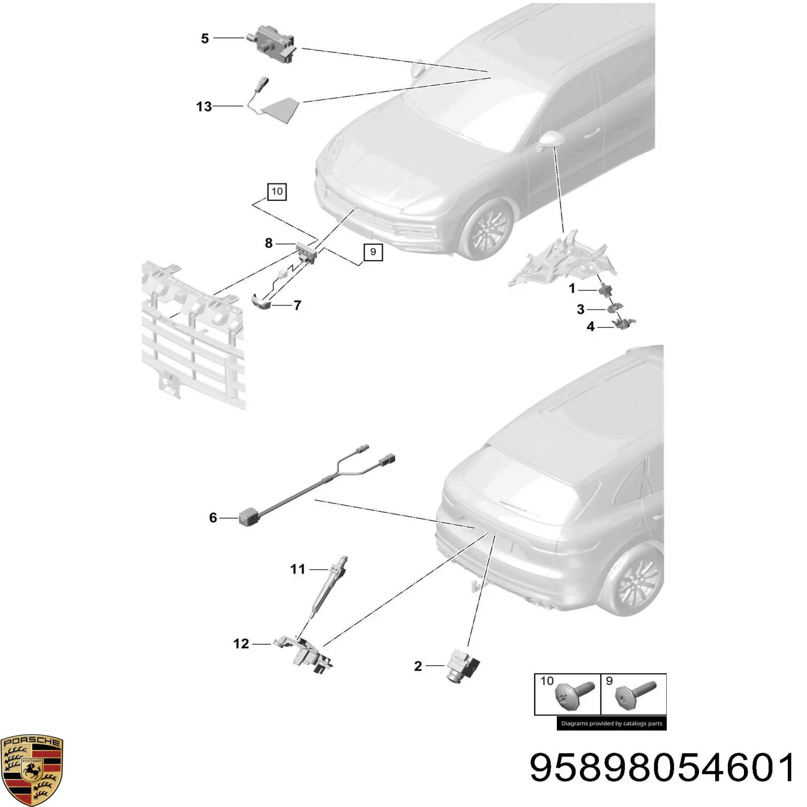 95898054601 Porsche сравнить цены на Автопро