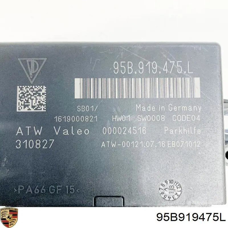 95B919475L Porsche модуль управления (эбу парктроником)
