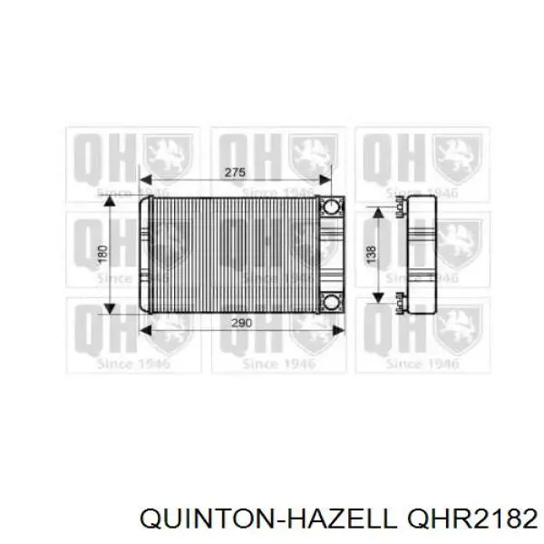 2038300161 Mercedes радиатор печки