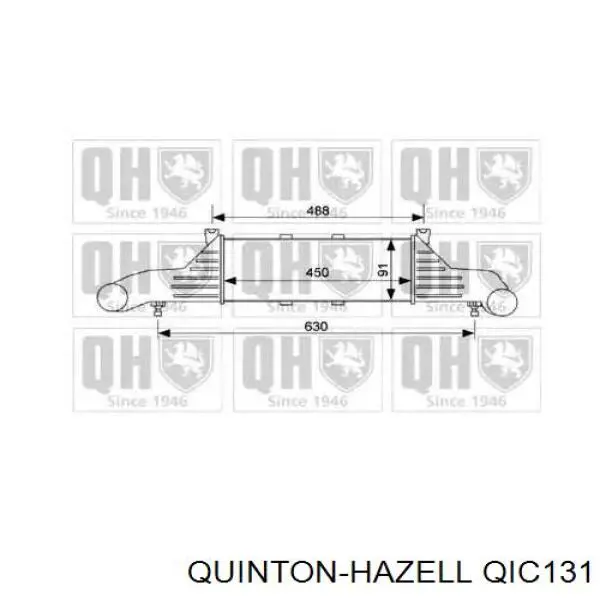 2025001000 Mercedes радиатор интеркуллера