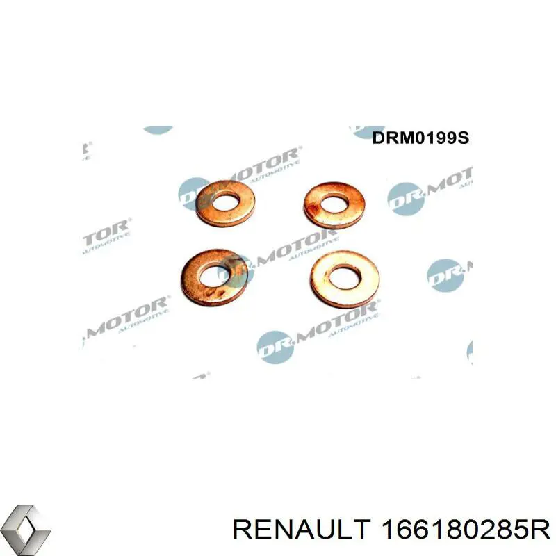 166180285R Renault (RVI) кольцо форсунки инжектора посадочное