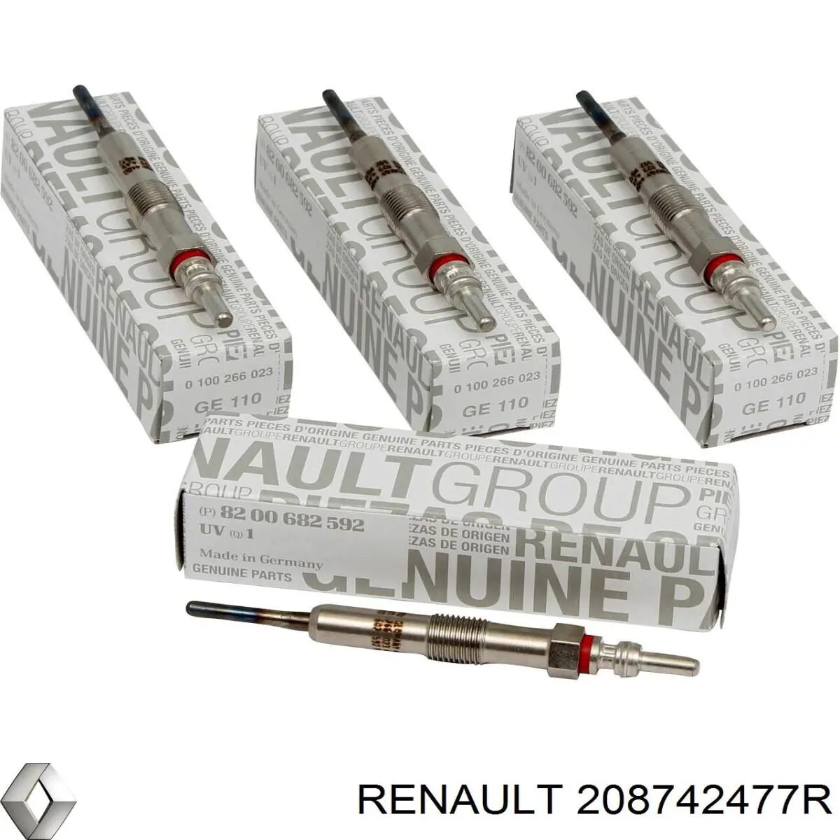 208742477R Renault (RVI) Патрубок системы рециркуляции отработавших ...