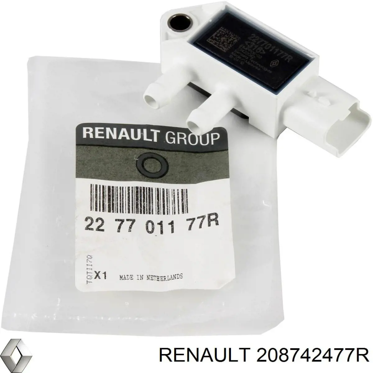 208742477R Renault (RVI) Патрубок системы рециркуляции отработавших ...