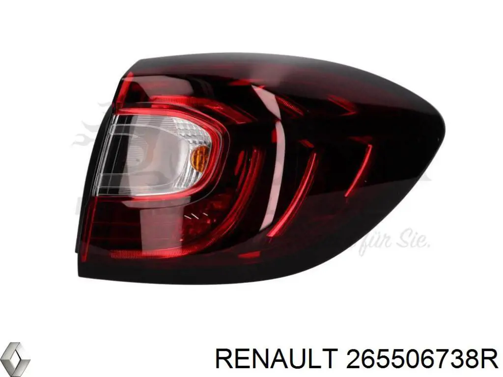 265506738R Renault (RVI) Фонарь задний правый