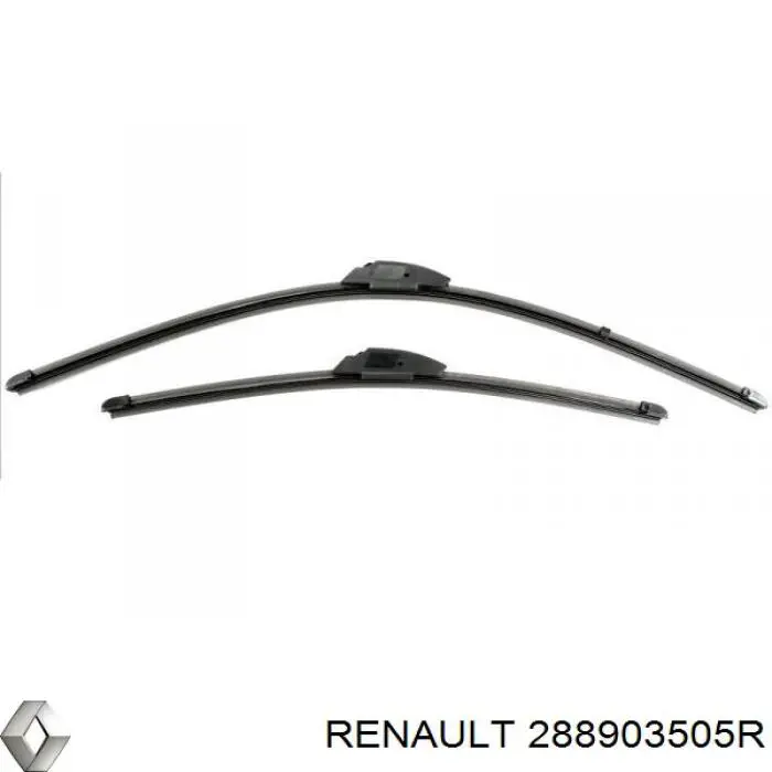 288903505R Renault (RVI) Щетка-дворник лобового стекла, комплект из 2 шт.