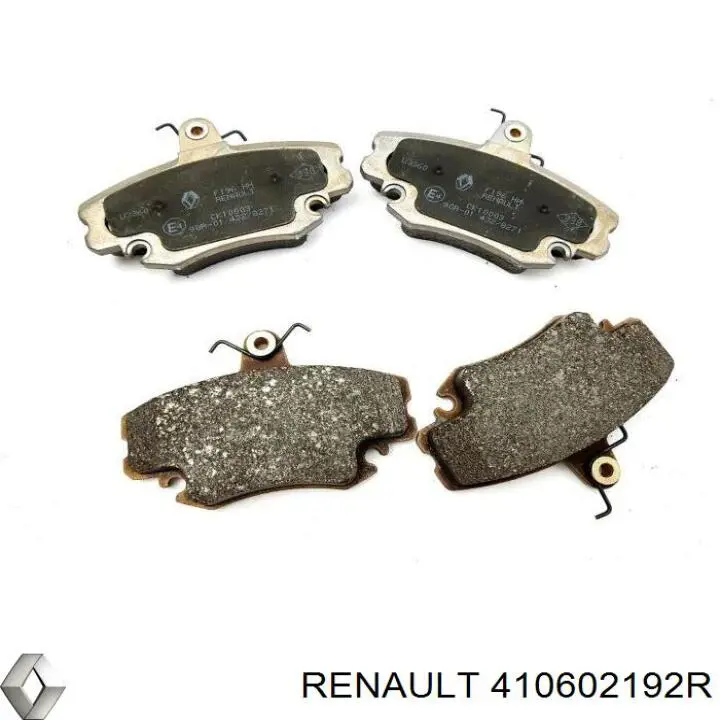 410602192R Renault (RVI) Колодки тормозные передние дисковые