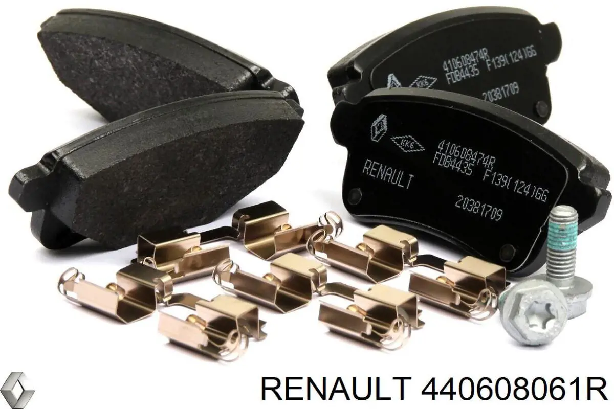 440608061R Renault (RVI) Колодки тормозные задние дисковые