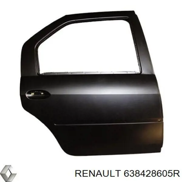 638428605R Renault (RVI) trafic-3 підкрилок fr r rr oe renault