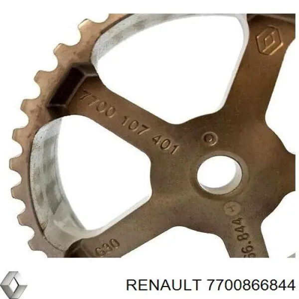 7700866844 Renault (RVI) звездочка привода распредвала двигателя