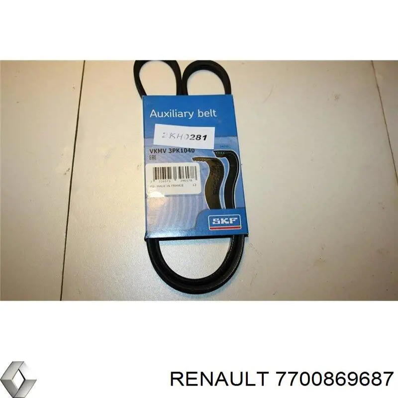 7700869687 Renault (RVI) ремень агрегатов приводной
