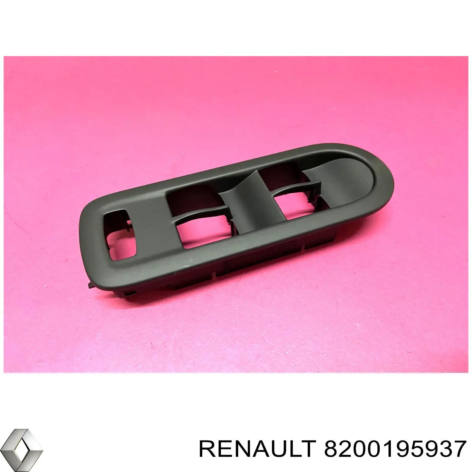 8200195937 Renault (RVI) Панель (накладка) блока управления стеклоподъемником передняя левая