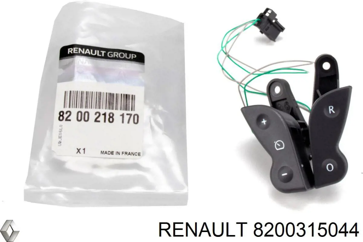 8200315044 Renault (RVI) Кнопка включения мотора стеклоподъемника ...