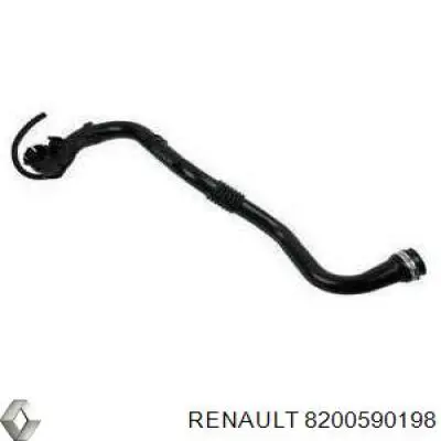 8200590198 Renault (RVI) mangueira (cano derivado de intercooler) ⚙ ...