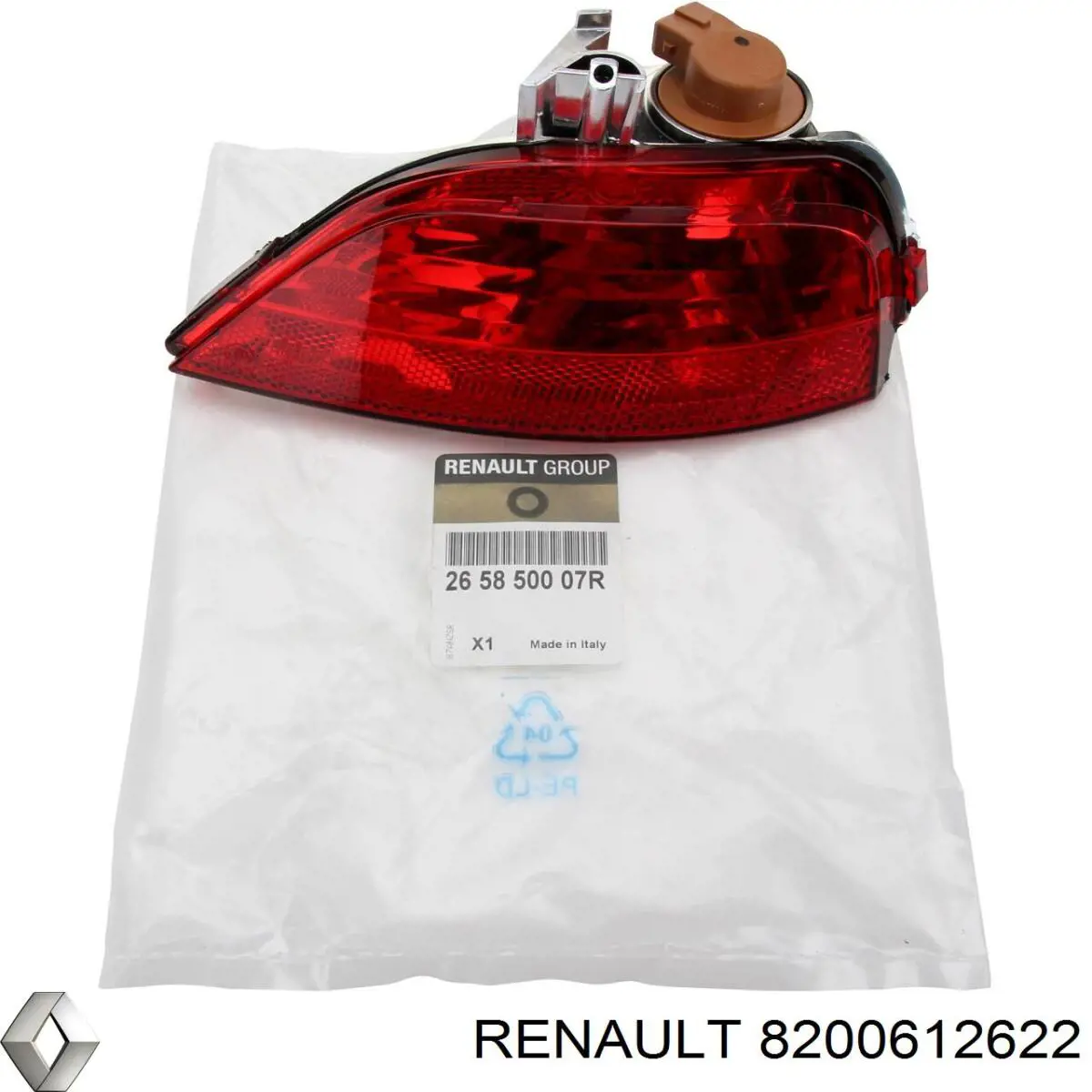8200612622 Renault (RVI) lanterna do pára-choque traseiro direito ⚙ ...