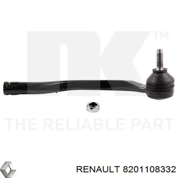 8201108332 Renault (RVI) Наконечник рулевой тяги внешний