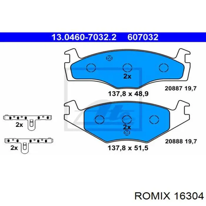 ROM16304 Romix автозапчасть