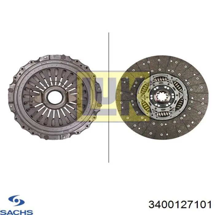 3400127101 Sachs комплект сцепления