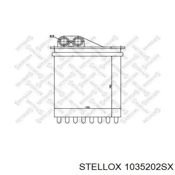 0038359001 Mercedes радиатор печки (отопителя задний)