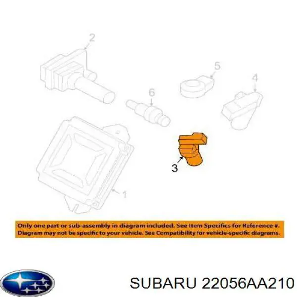 22056AA210 Subaru сравнить цены на Автопро