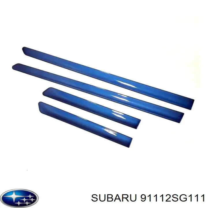 91112SG111 Subaru молдинг крыла переднего левого