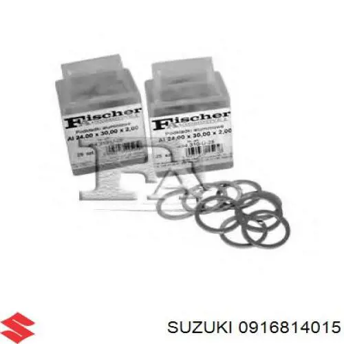 0916814015 Suzuki Прокладка пробки поддона двигателя