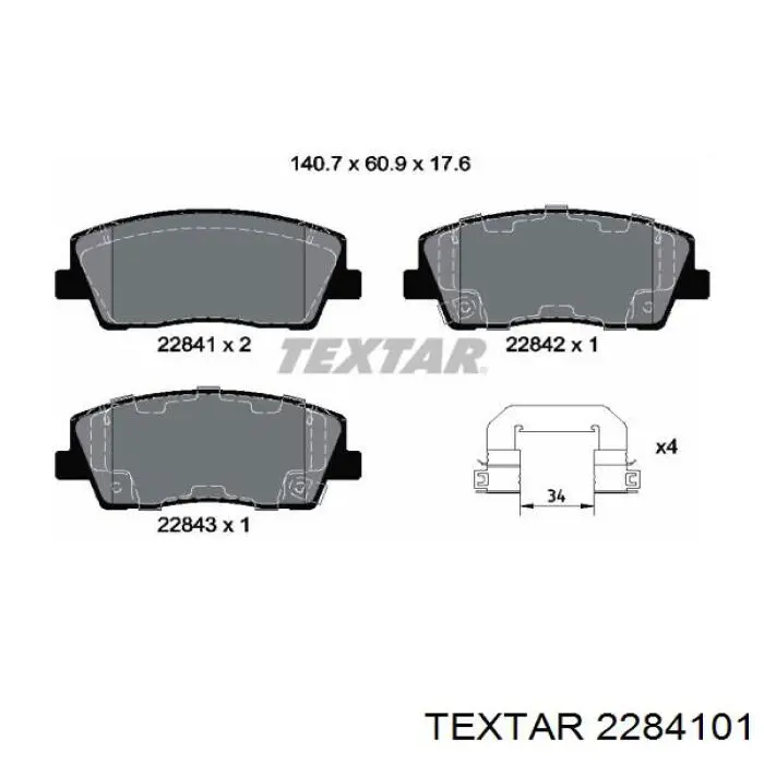 58101j5a00 Hyundai/Kia колодки тормозные передние дисковые