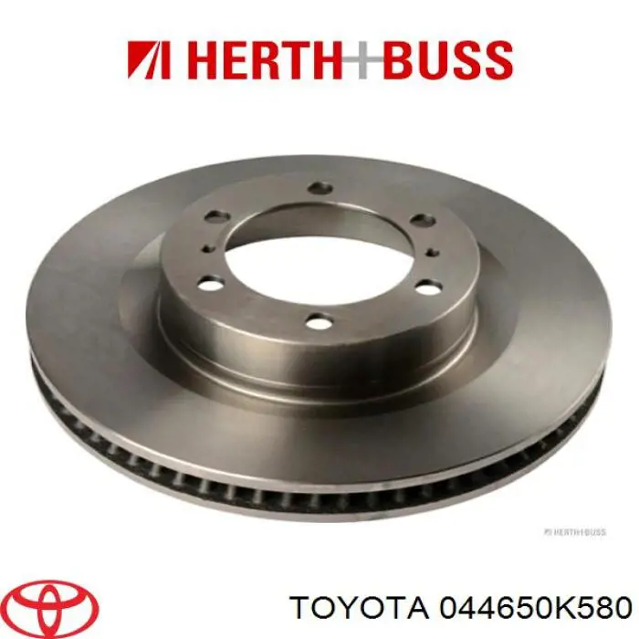 044650K580 Toyota колодки тормозные