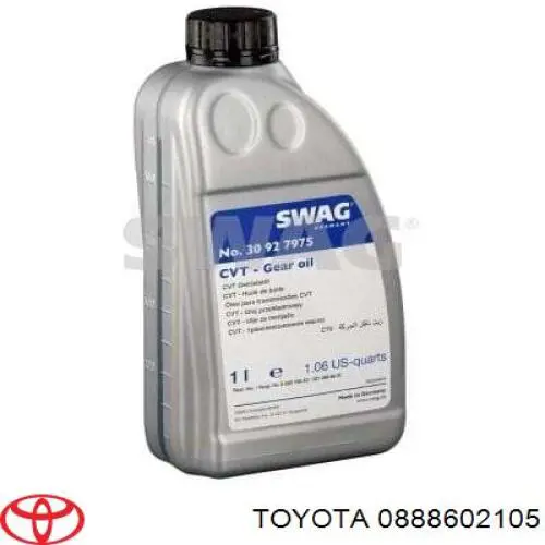 Масло трансмиссионное Toyota CVT 4 л 0888602105 купить на АвтоПро