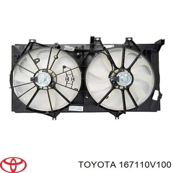 167110V100 Toyota Диффузор радиатора охлаждения
