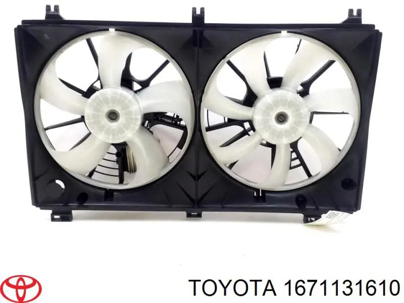 1671131610 Toyota диффузор радиатора охлаждения