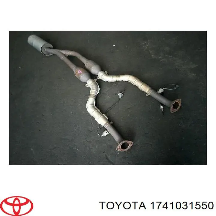 1741031550 Toyota Глушитель, передняя часть