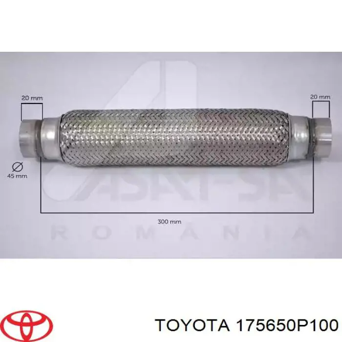 175650P100 Toyota подушка крепления глушителя