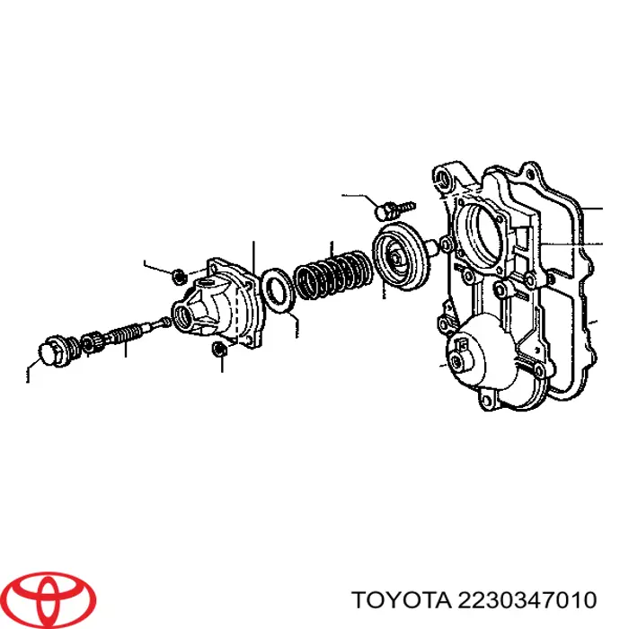 2230347010 Toyota сравнить цены на Автопро