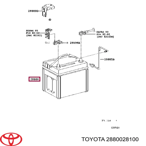 Аккумулятор Toyota 2880028100 купить на AvtoPro