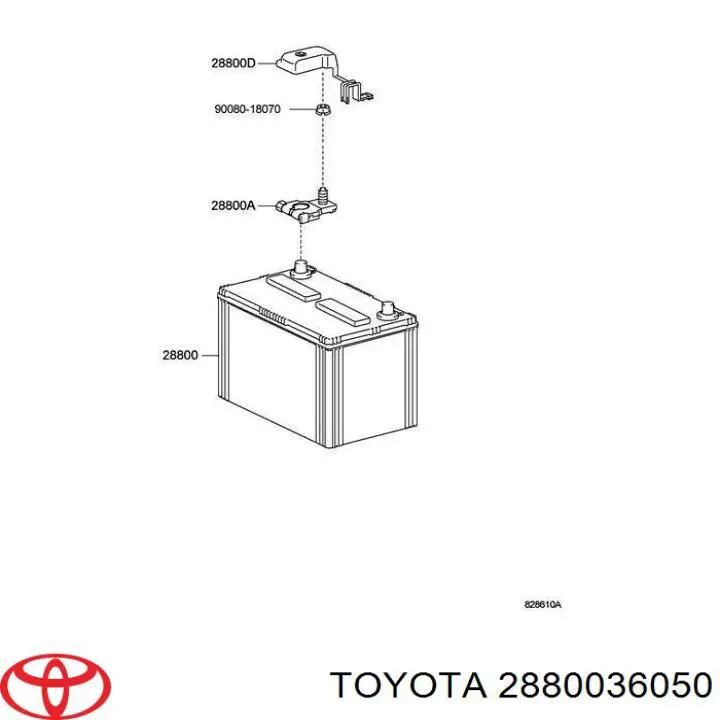 Аккумулятор Toyota 2880036050 купить на AvtoPro