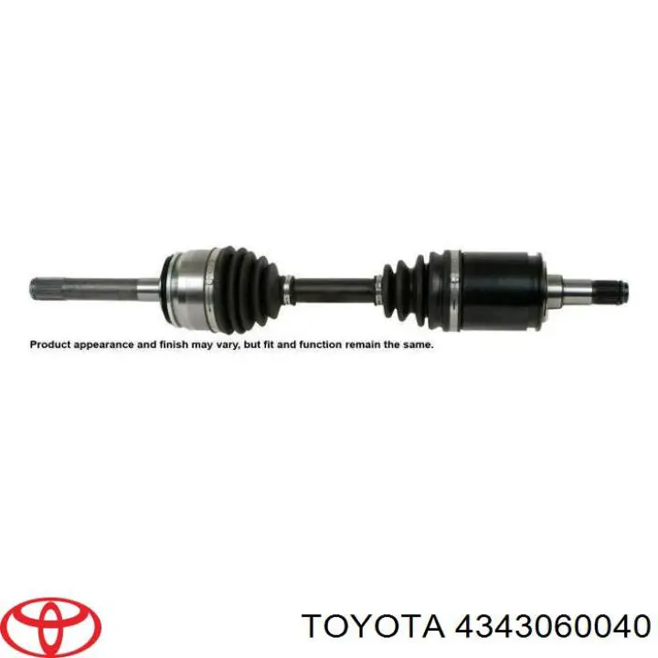 4343060040 Toyota Полуось (привод) передняя