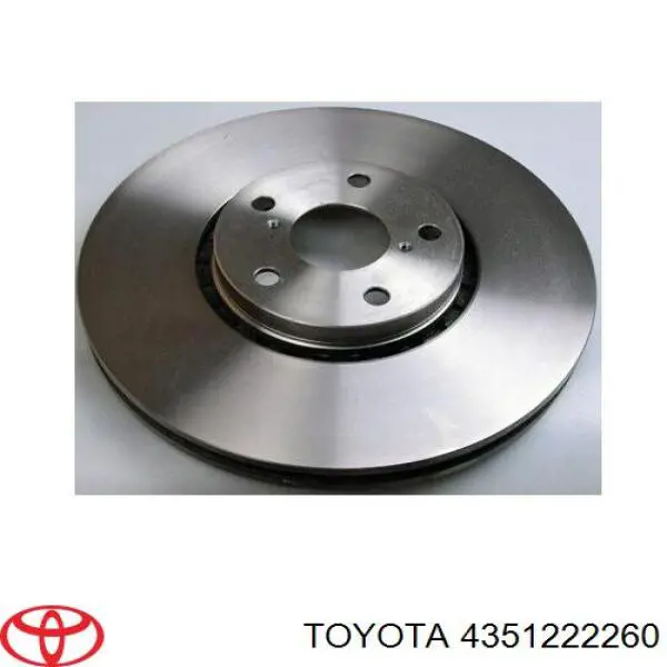 4351222260 Toyota Диск тормозной передний
