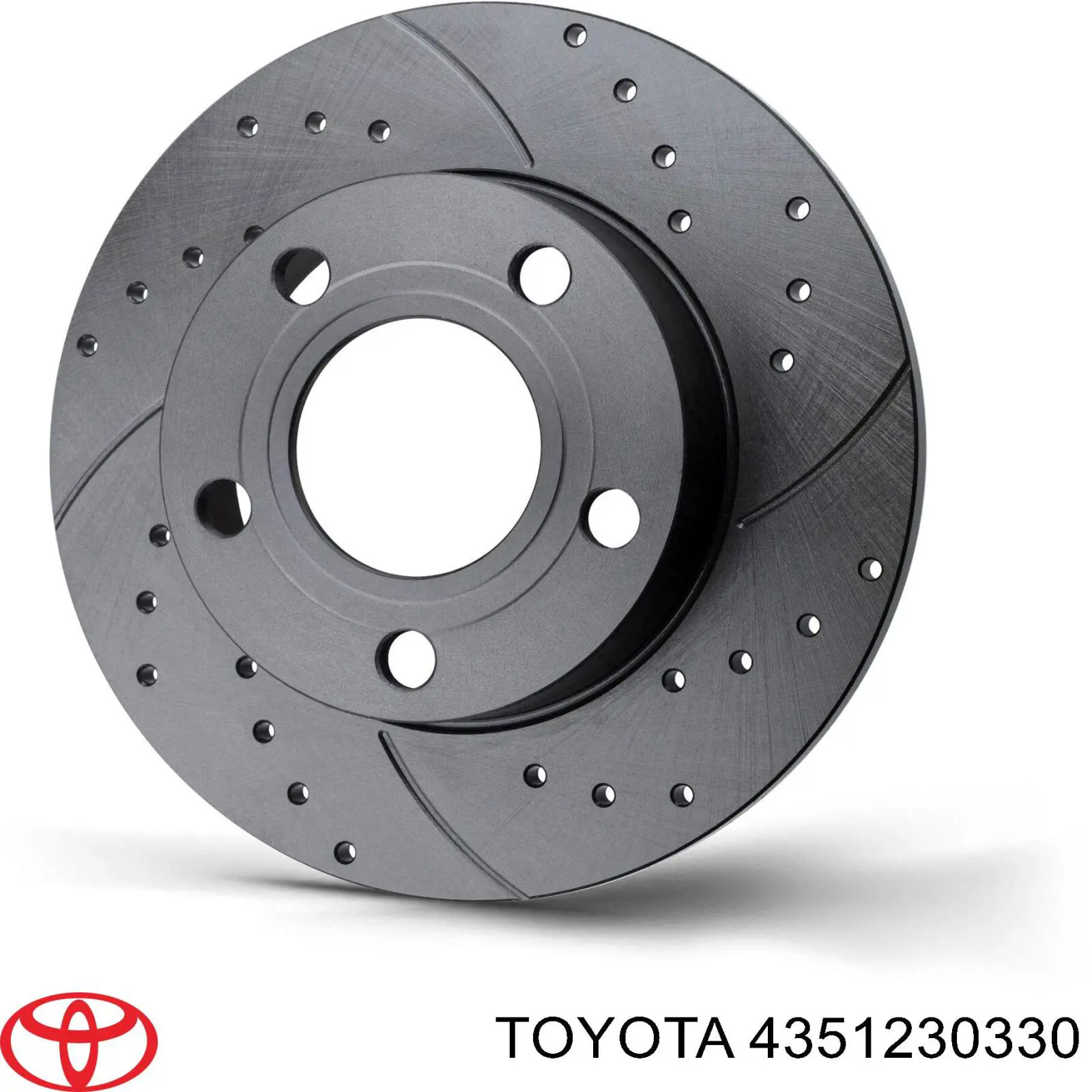 4351230330 Toyota диск тормозной передний