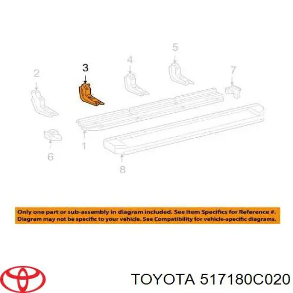 517180C020 Toyota сравнить цены на Автопро