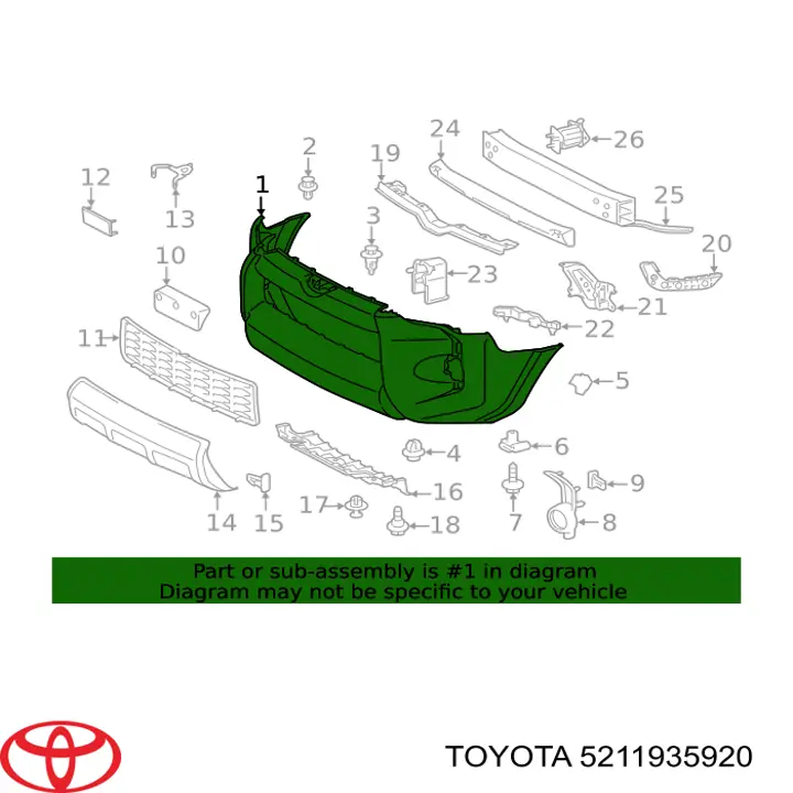 5211935920 Toyota сравнить цены на Автопро
