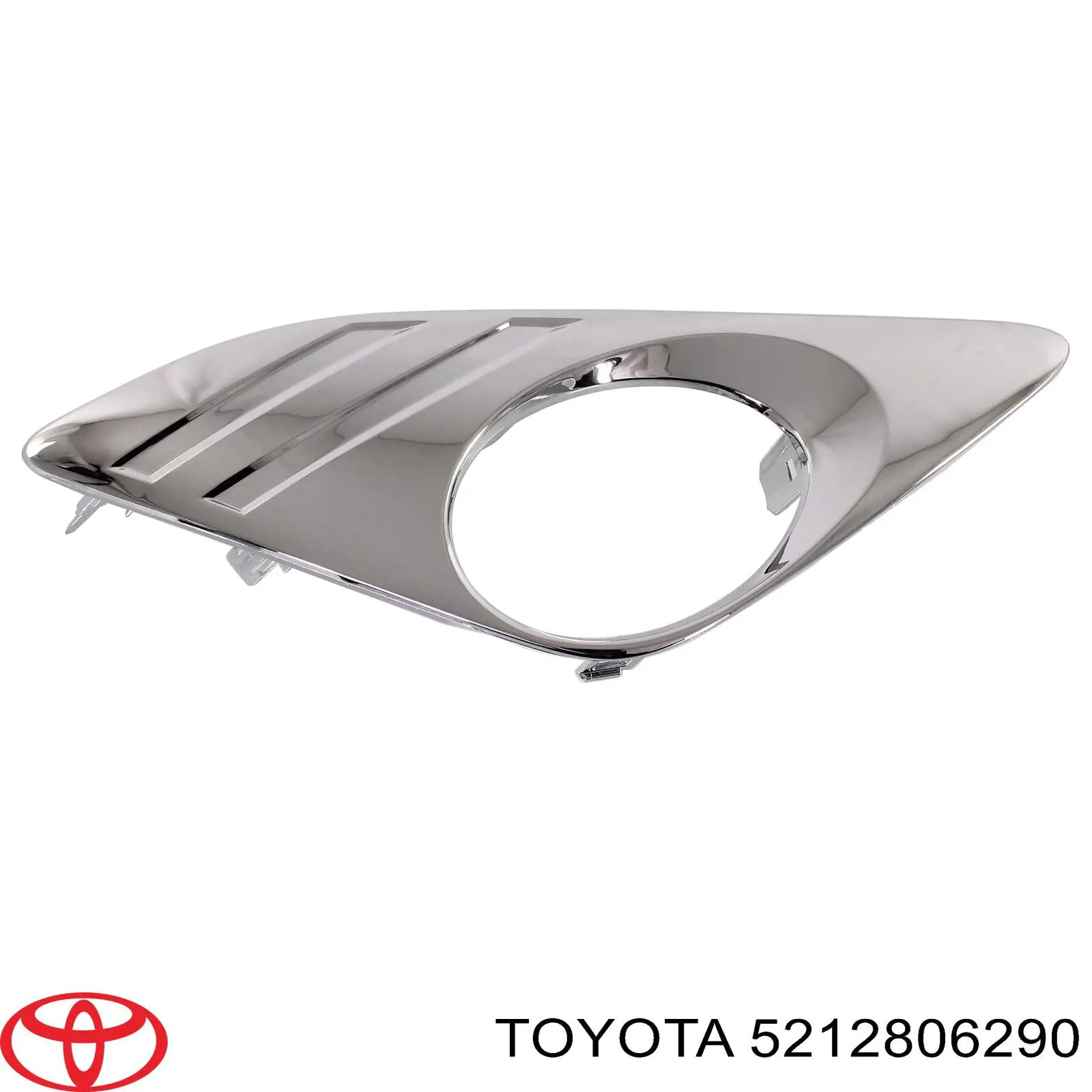 5212806290 Toyota Заглушка (решетка) противотуманных фар бампера ...