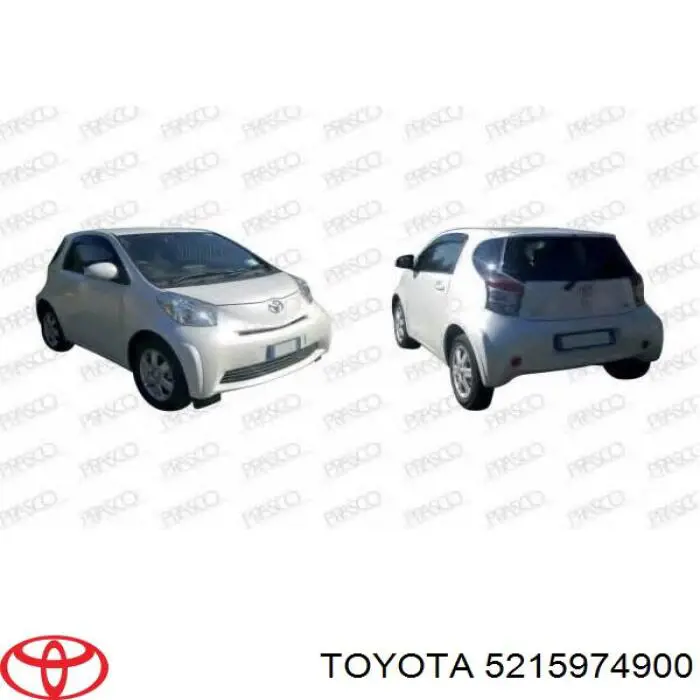 5215974900 Toyota бампер задний