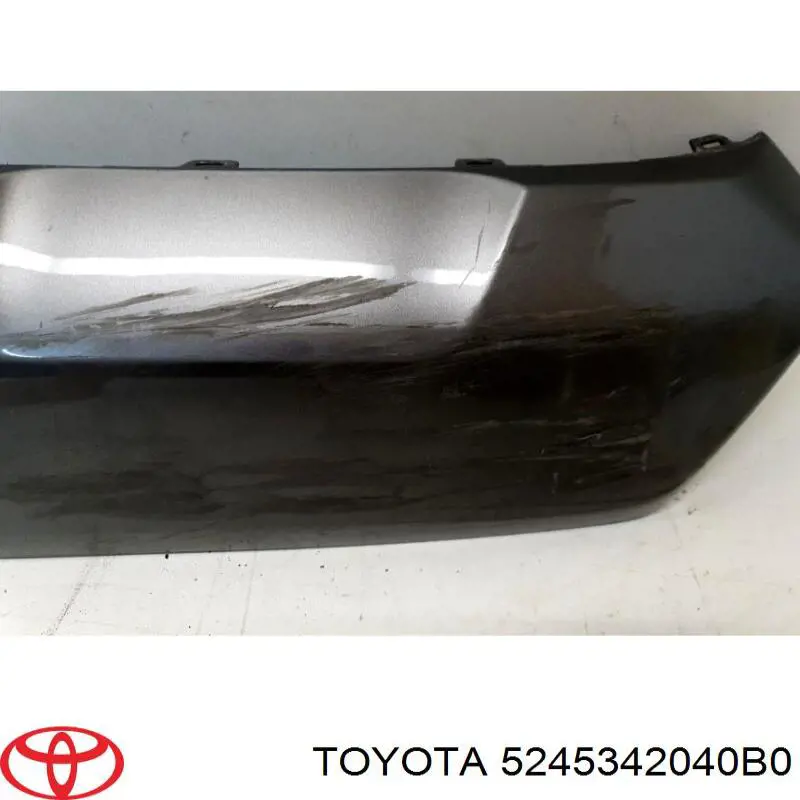 5245342040B0 Toyota Накладка бампера заднего центральная