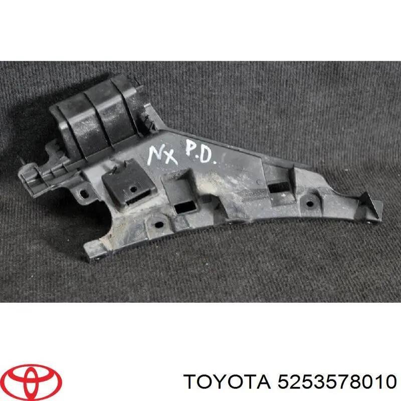 5253578010 Toyota кронштейн бампера переднего правый