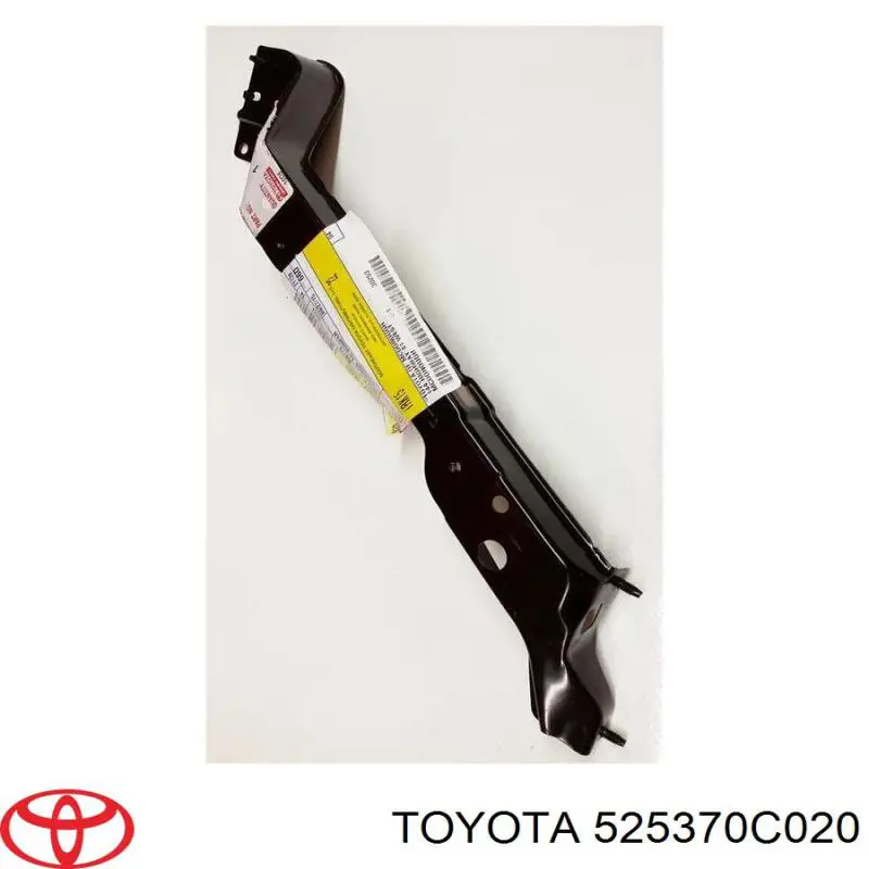 525370C020 Toyota Направляющая переднего бампера правая