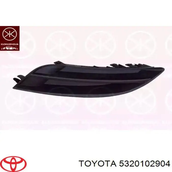 5320102904 Toyota Суппорт радиатора в сборе (монтажная панель крепления ...