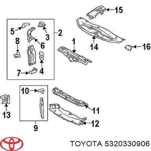 5320330906 Toyota сравнить цены на Автопро