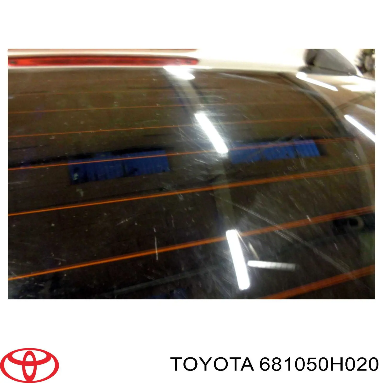 681050H020 Toyota Стекло багажника двери 3/5-й задней (ляды)